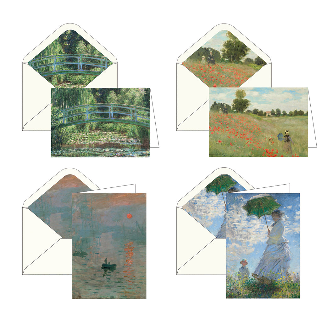 Monet Favorites - Boxed Blank Note Cards – Set of 16 in a Keepsake Gif ...