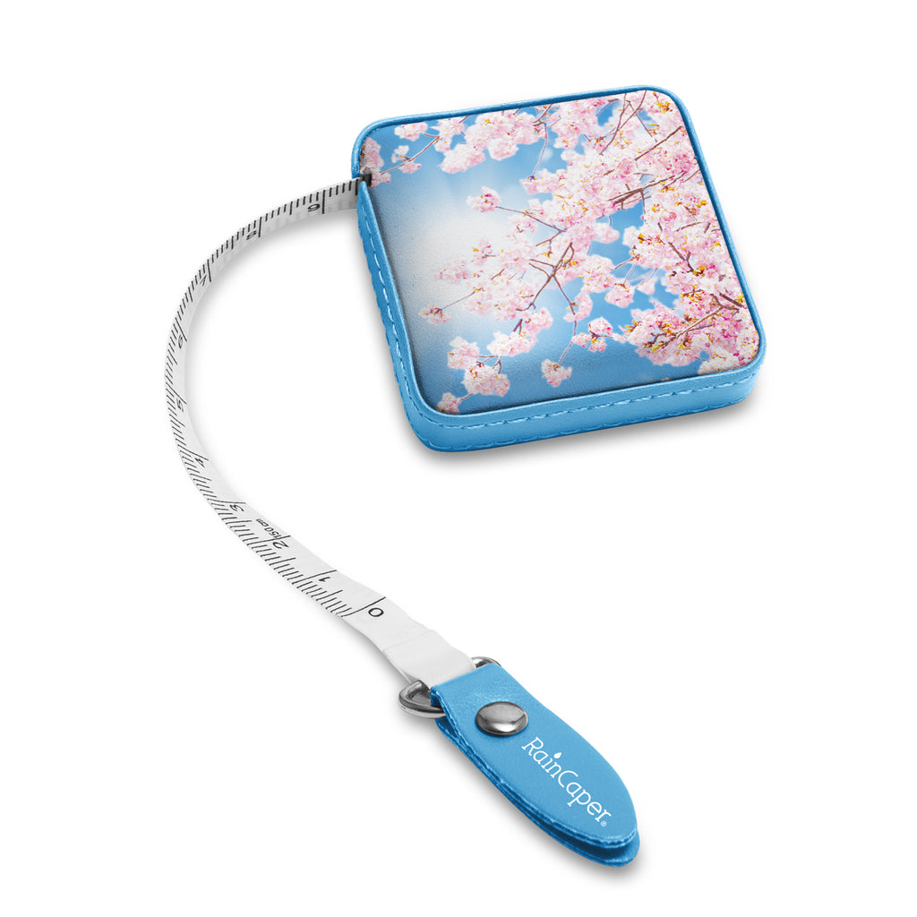Cherry Blossoms Compact Retractable Tape Measure – Dual-Sided, 60"/150 ...